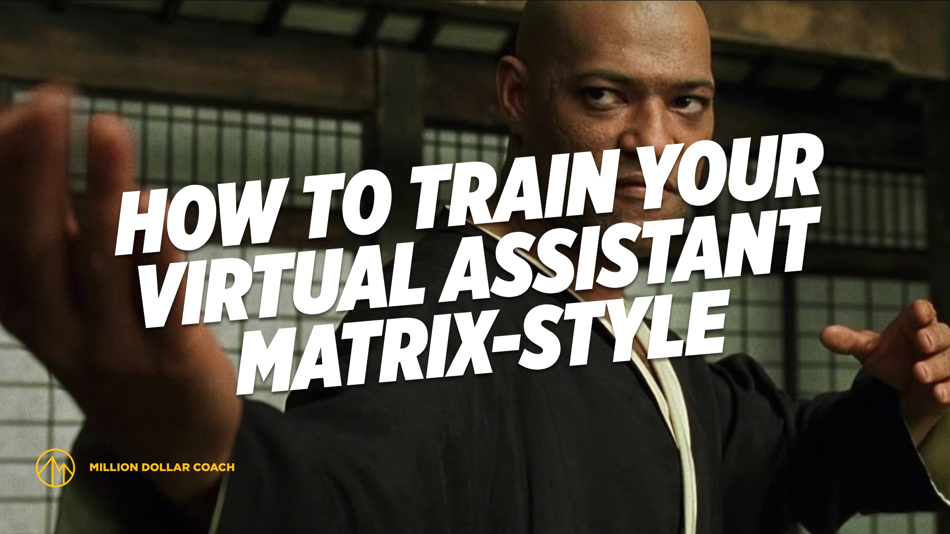How to Train Your Virtual Assistant, Matrix-style - Million Dollar Coach